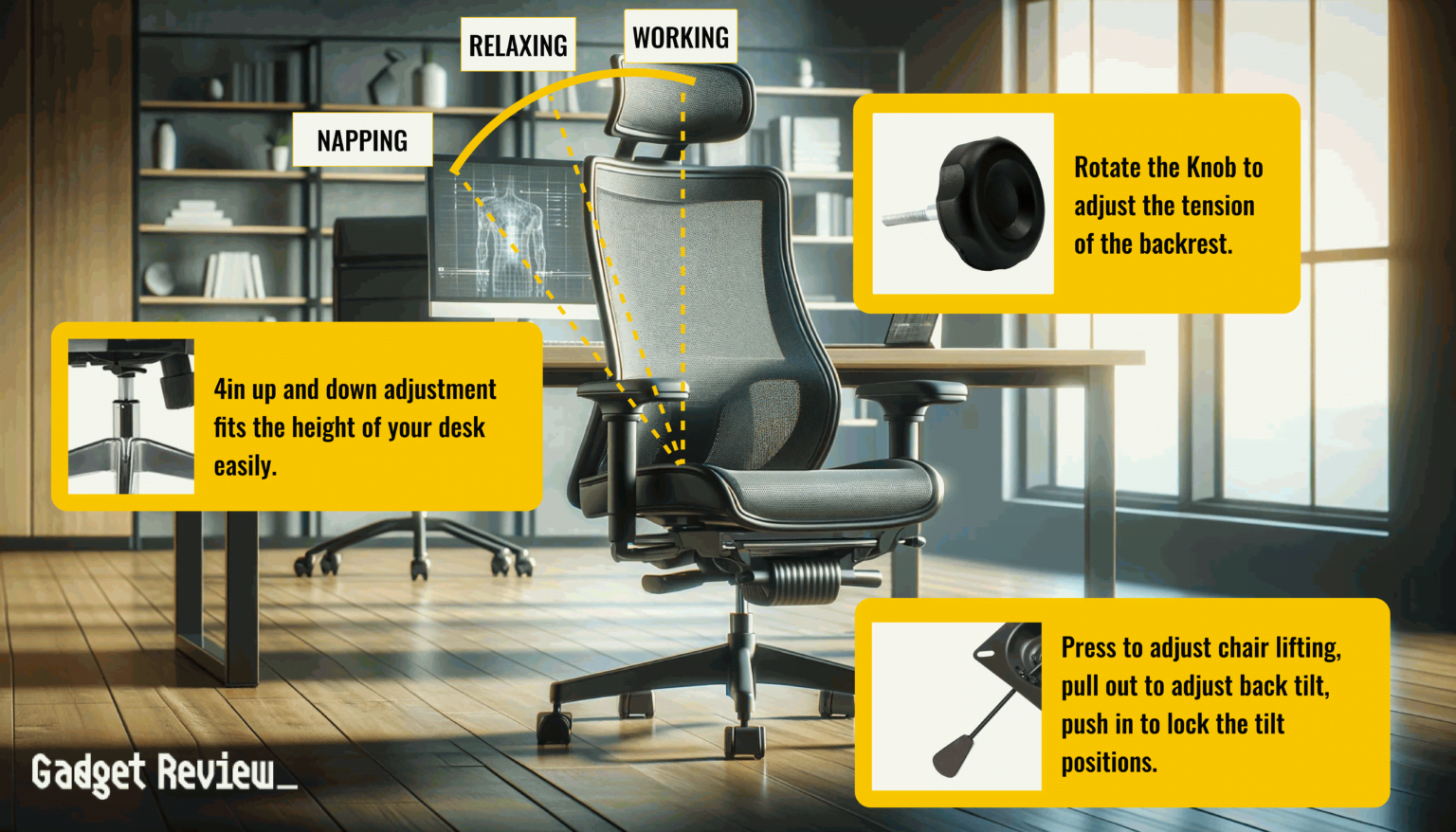 How to Stop Sliding Out Of Your Office Chair | Gadget Review