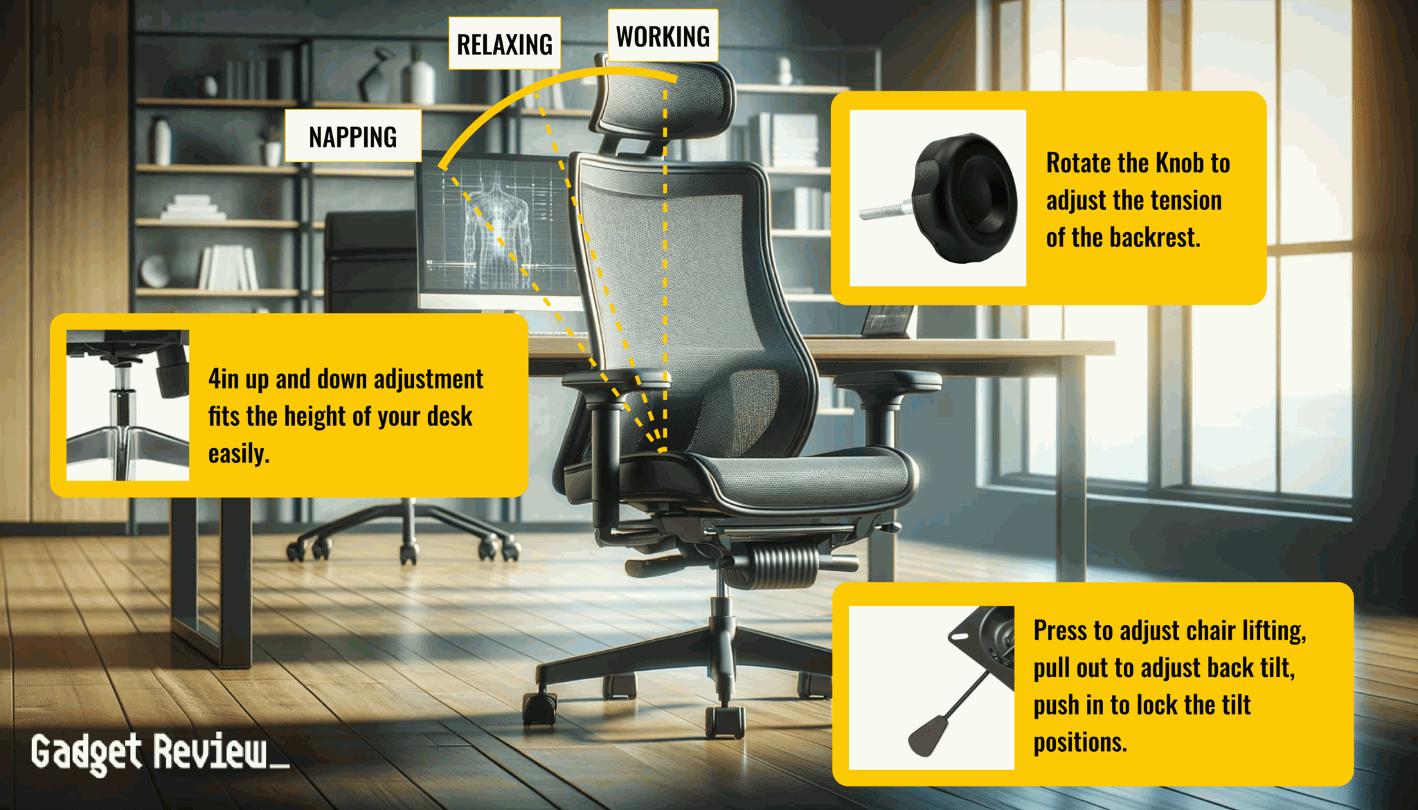 How to Stop Sliding Out Of Your Office Chair | Gadget Review