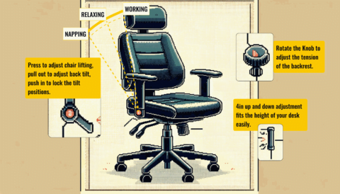How to Stop Sliding Out Of Your Office Chair | Gadget Review