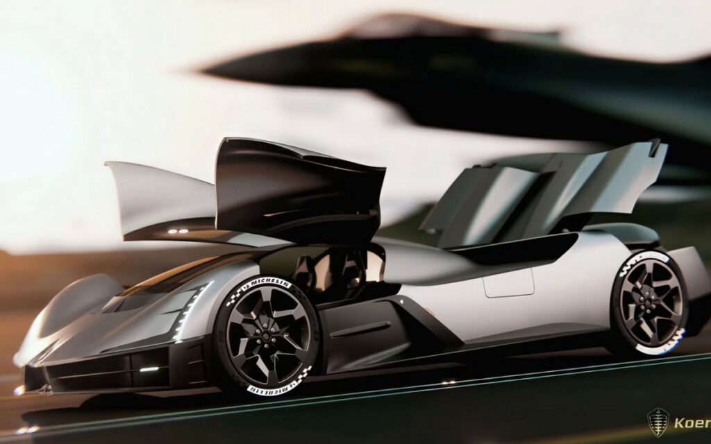 3,000-HP Koenigsegg Evolvera Concept Defies Physics With Fighter Jet ...