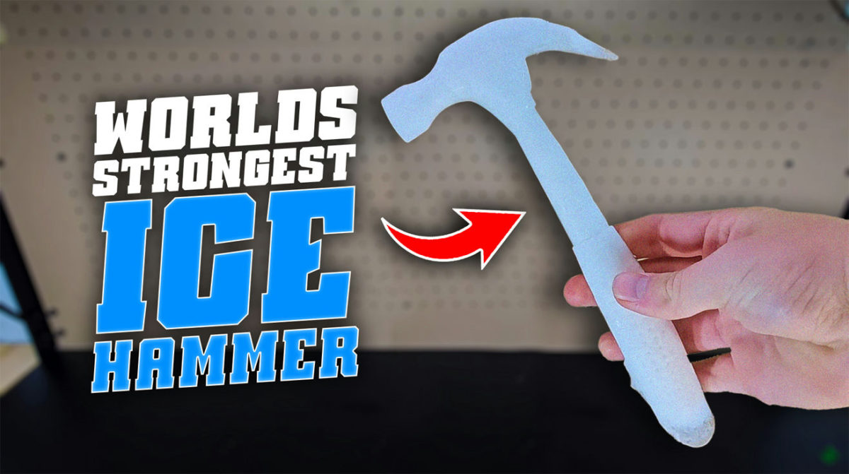 How Strong Can Ice Really Get? Meet the World's Strongest Ice Hammer ...