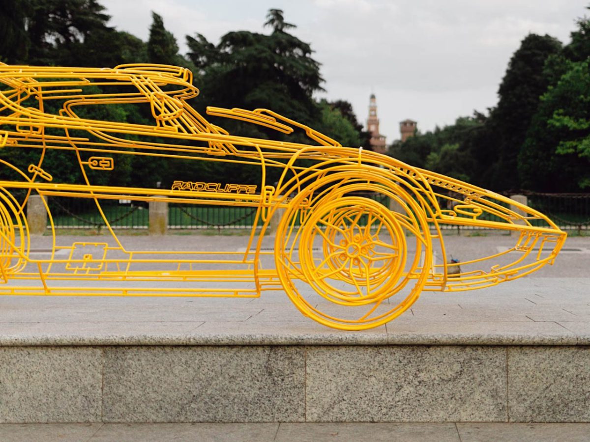 Wire Art Meets Rally Legend Benedict Radcliffe's Stratos Sculpture ...