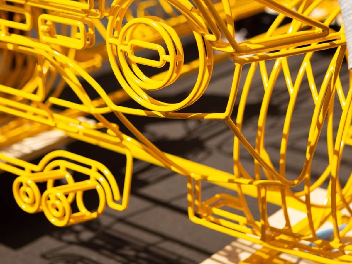 Wire Art Meets Rally Legend Benedict Radcliffe's Stratos Sculpture ...