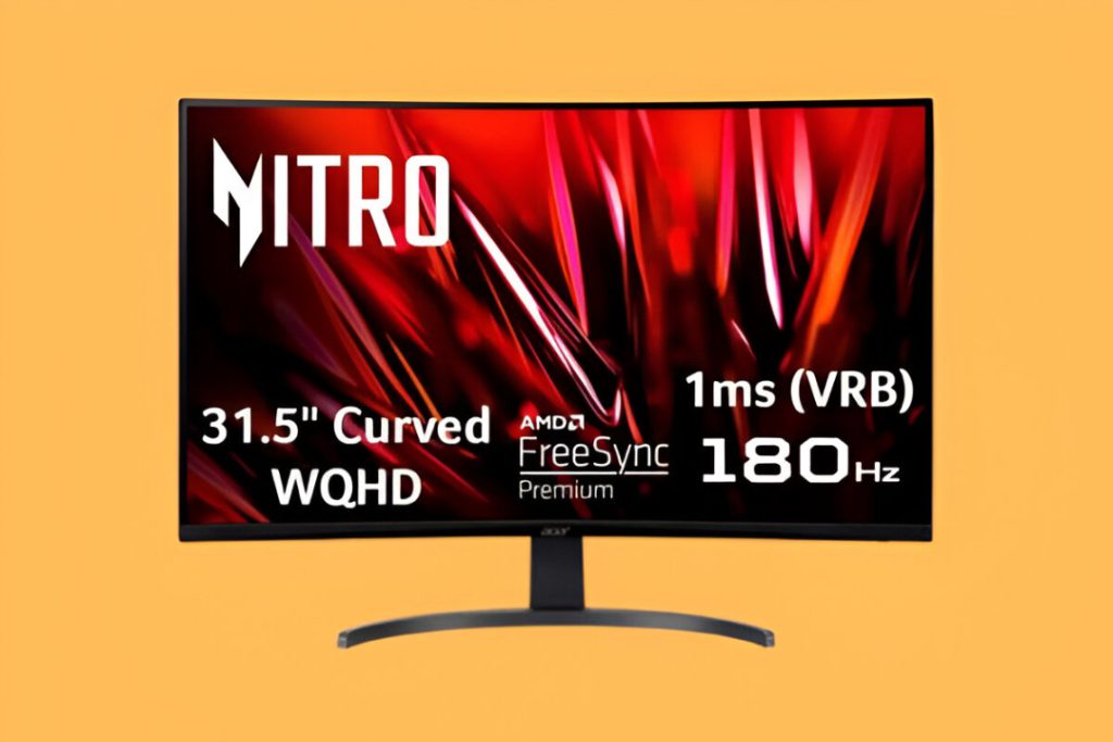 This 31.5" Acer Nitro Curved WQHD Gaming Monitor Is $260 Off, Now Just ...