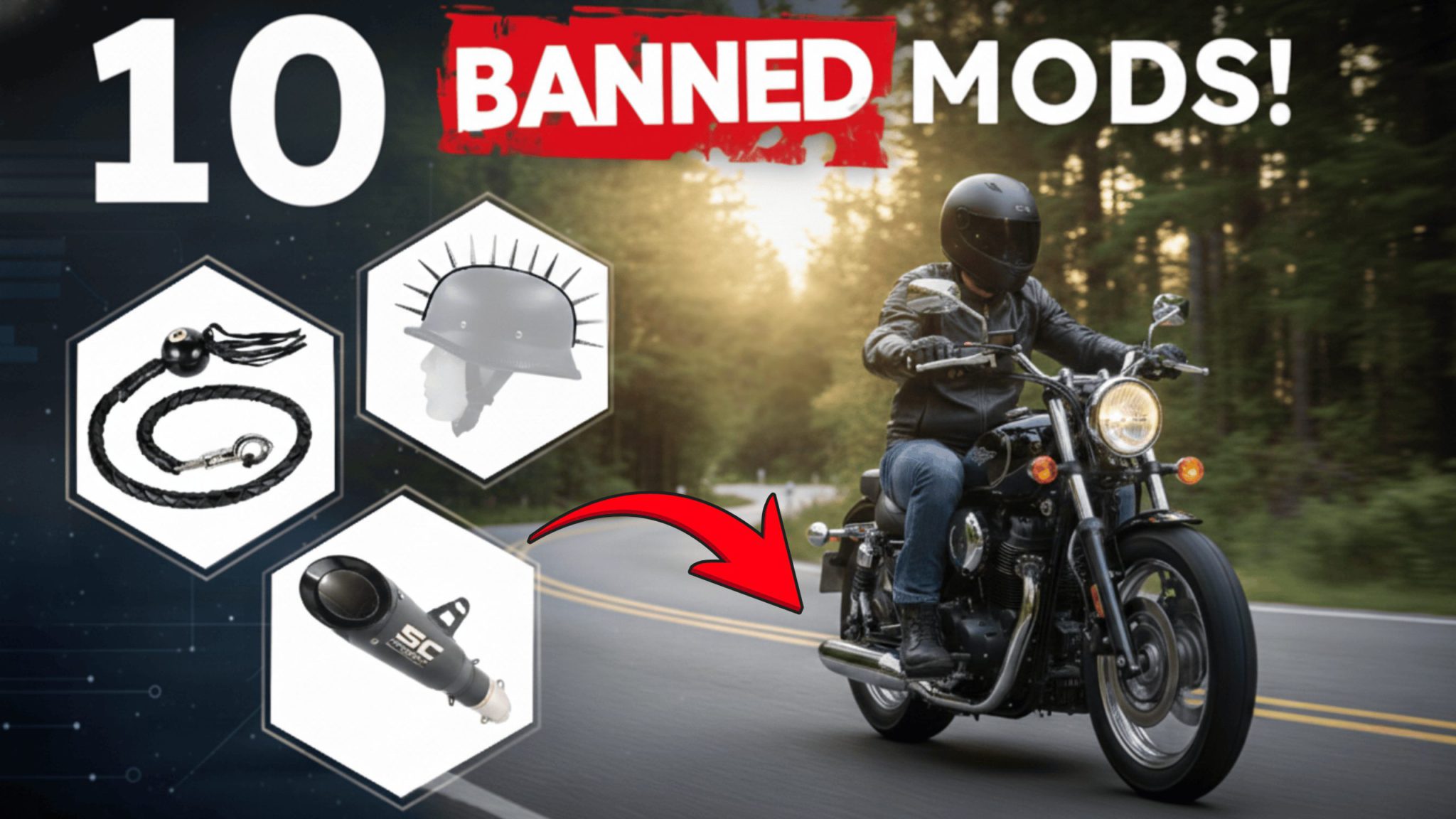 10 Motorcycle Mods That Could Turn Your Ride Into A Legal Nightmare ...
