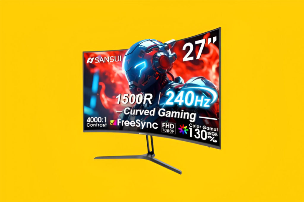 This SANSUI 27-Inch 240Hz Curved Gaming Monitor Is 22% Off - Smooth ...