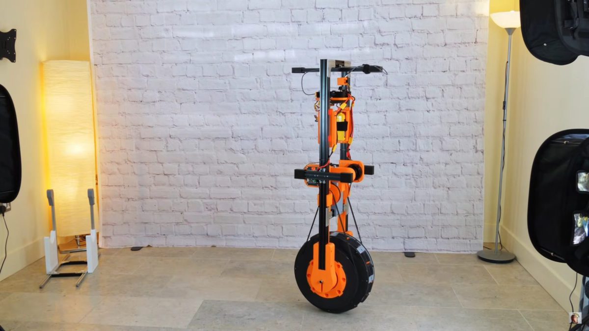 James Bruton's Self-Balancing Unicycle Defies Conventional Wheel Design ...