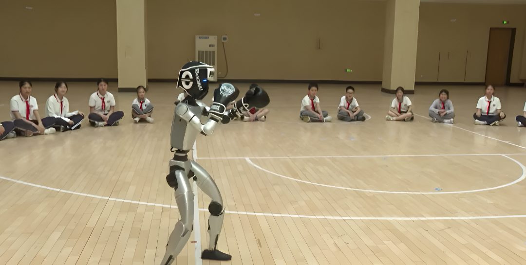 Unitree's Combat Robots Turn School Gym Into Boxing Arena - Gadget Review