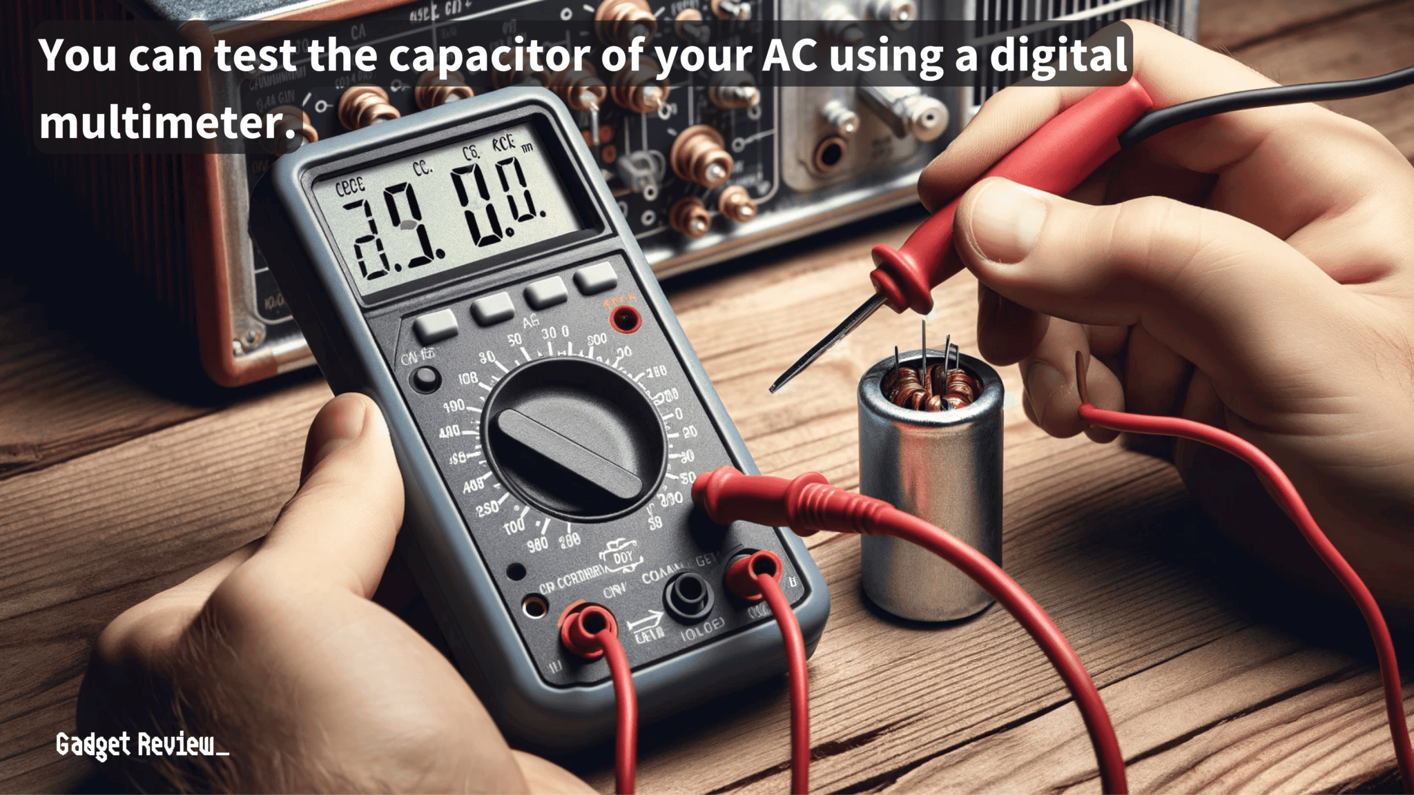How To Test An AC Capacitor | Testing Capacitors On A/C