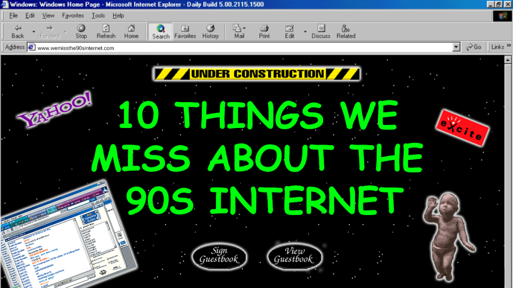 10 Things We Loved About the 1990s Internet That Are Gone Now - Gadget ...