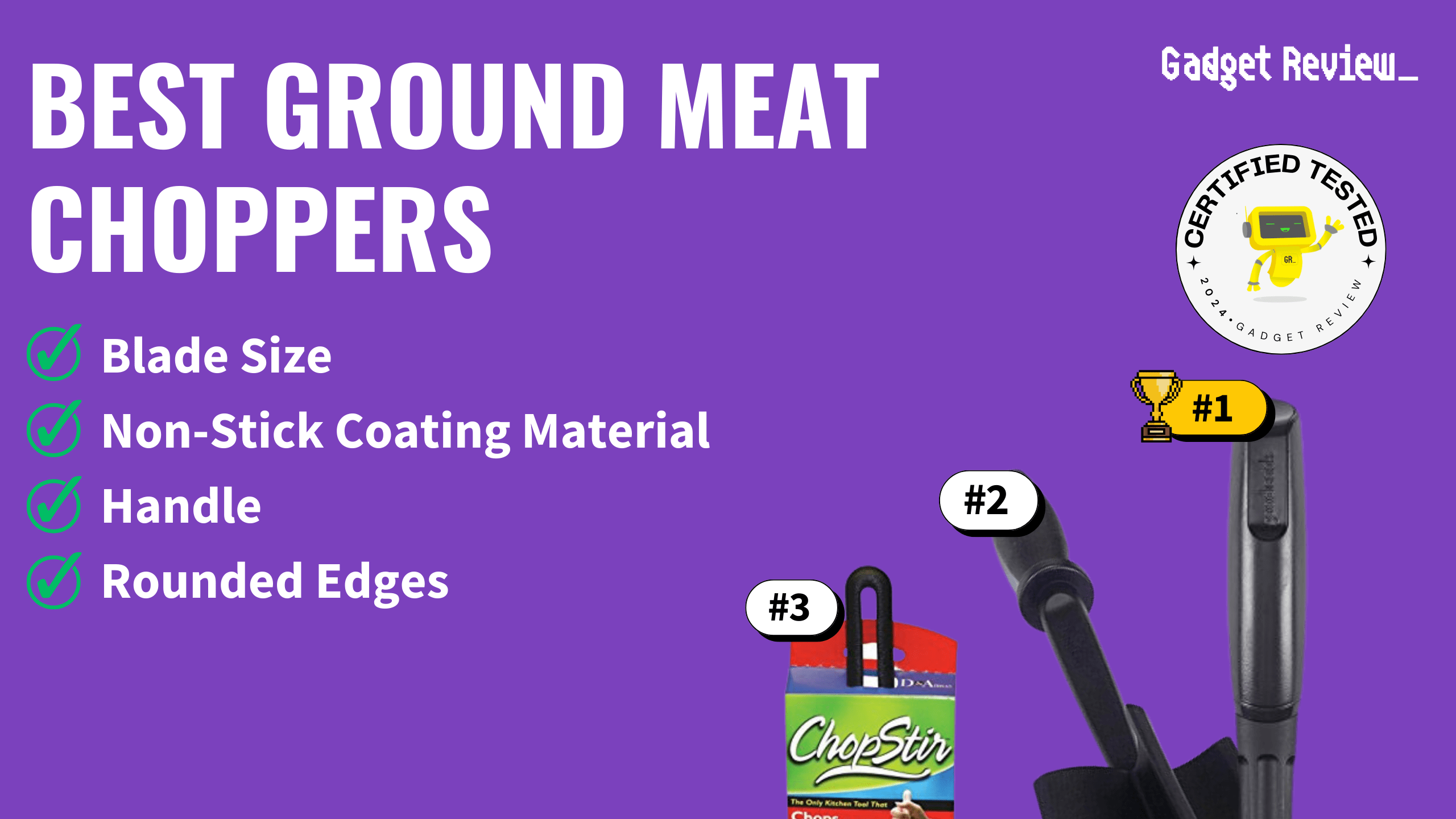Best Meat Choppers ~ 7 Best Choppers for Ground Beef (reviews)