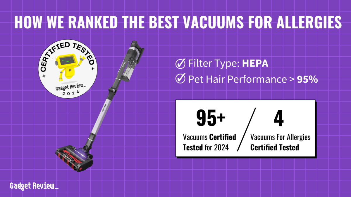 The 4 Best Vacuums for Allergies in [year] - Gadget Review