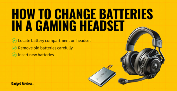 How to Change Batteries in a Gaming Headset - Gadget Review