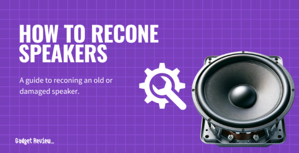 How To Recone Speakers | Replace The Cones On Your Speakers