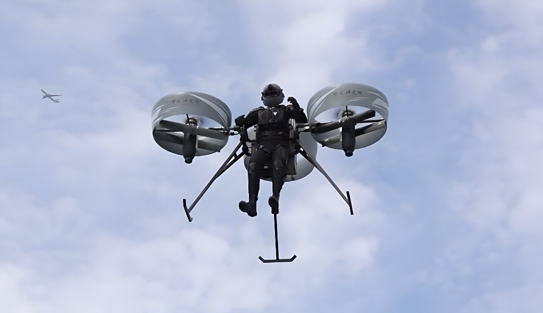 China Unveils World's First Wearable eVTOL with Tri-Ducted Propulsion ...