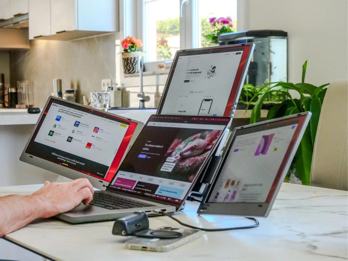 TitleAura's Triple Boost 14" Pro: Transform Your Laptop into a Four ...