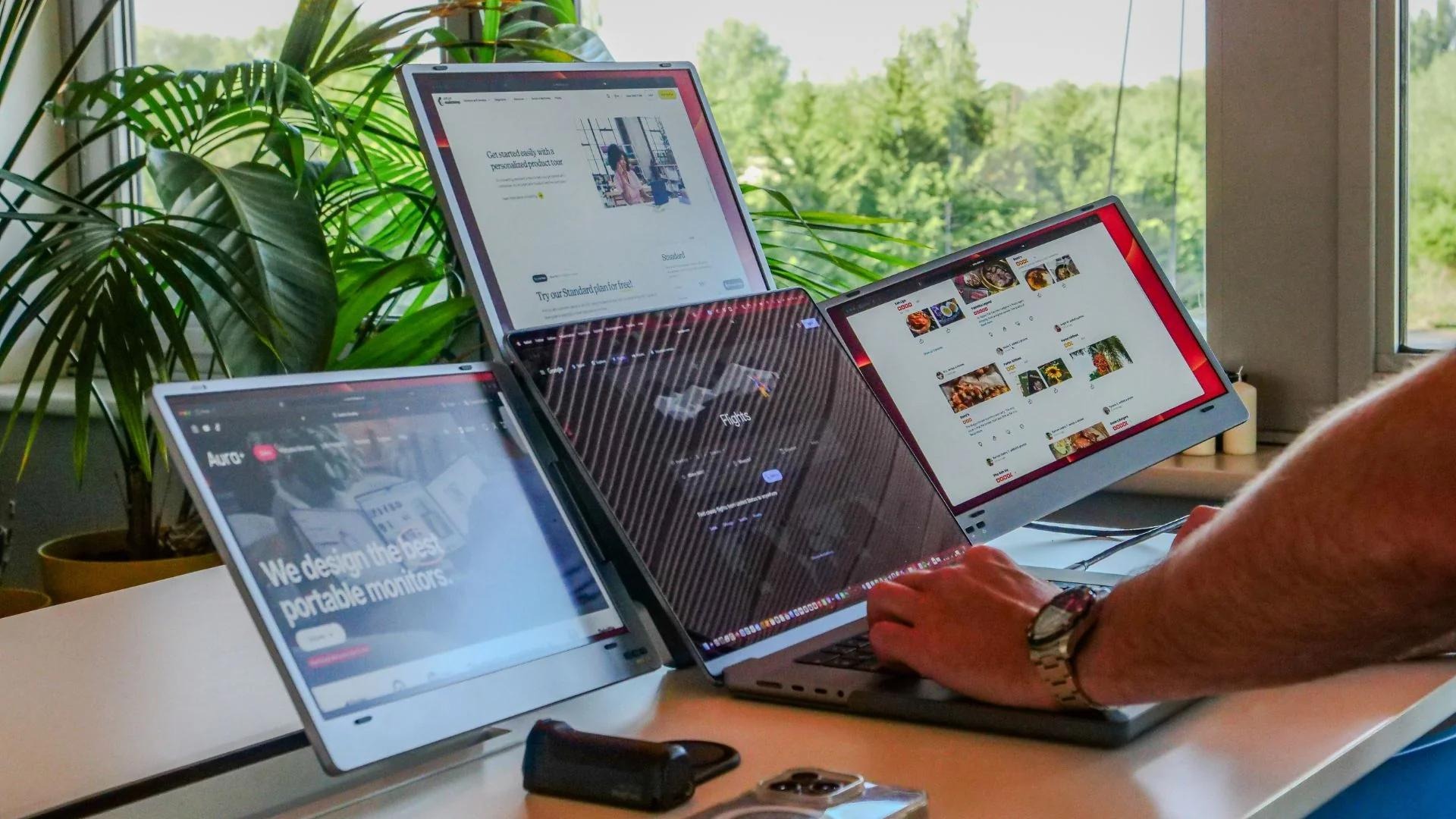 TitleAura's Triple Boost 14" Pro: Transform Your Laptop into a Four ...