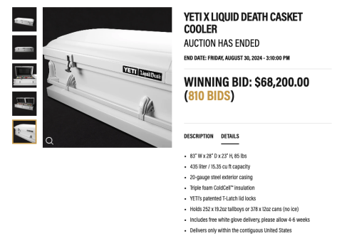 YETI X Liquid Death Casket Cooler - Gadget Review