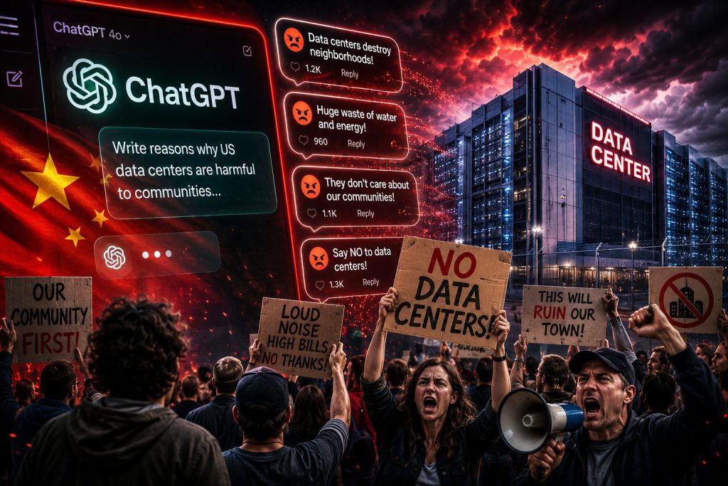 China Used ChatGPT to Stoke US Data Center Backlash, But Nobody ...