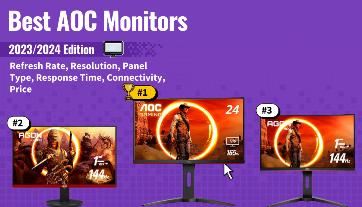 The Best AOC Monitor ~ Top-Rated AOC Displays To Buy