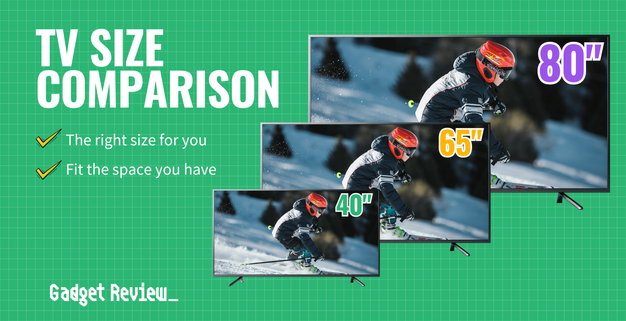 TV Size Comparison | Comparing Television Screen Sizes